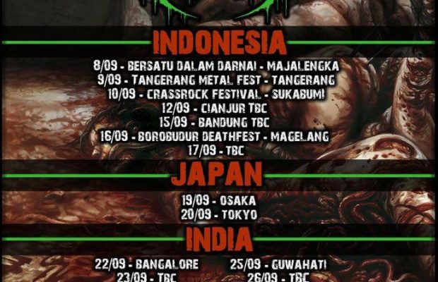 Brutal death metal band Kraanium announce Asian tour - Unite Asia