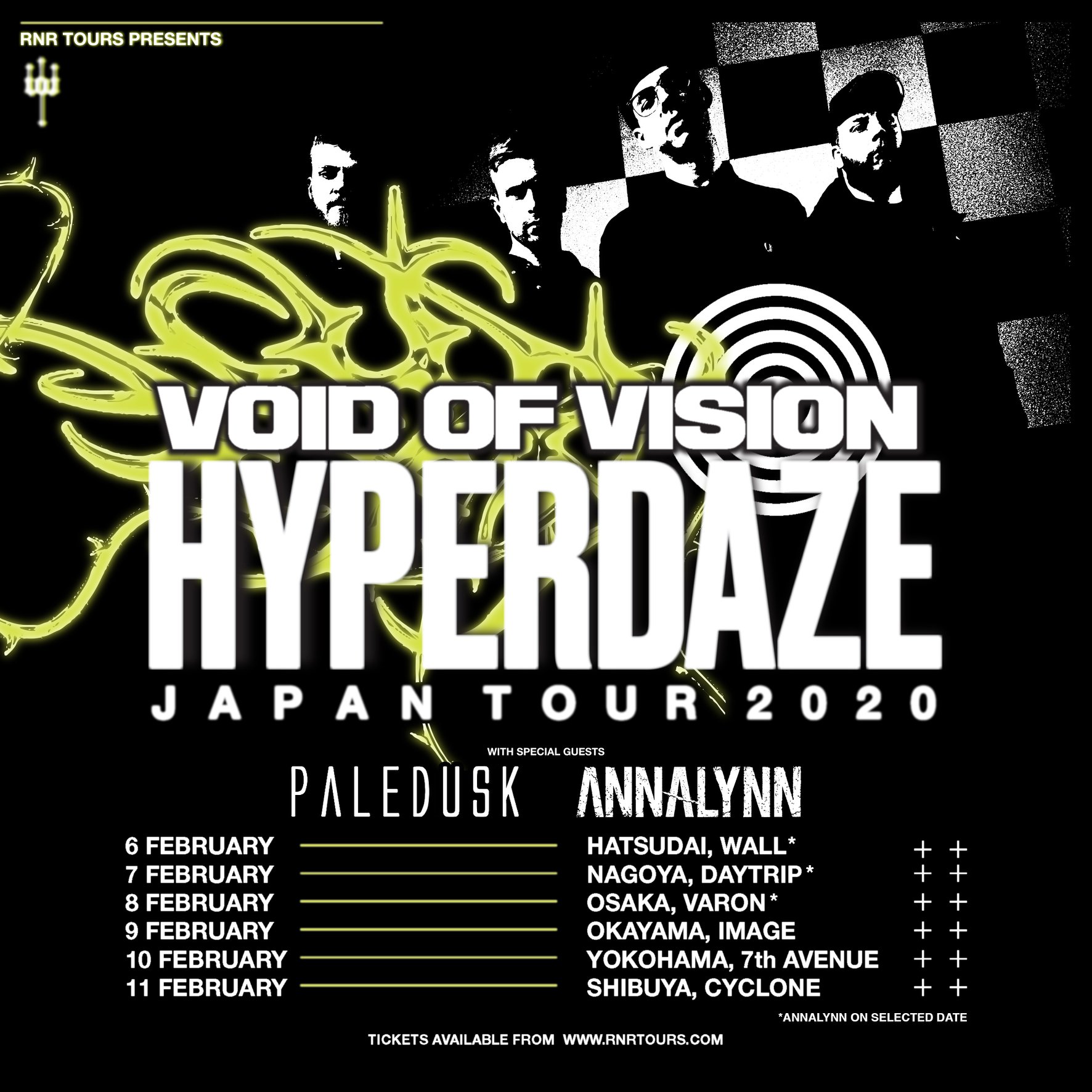 Void Of Vision Announce Japan Tour Bring Annalynn and Paledusk For The ...