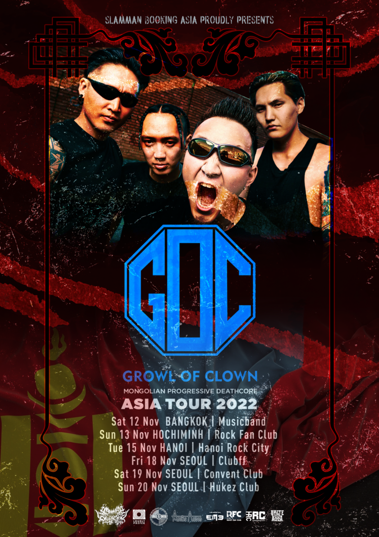 Mongolian Deathcore Band Growl of Clown Announce Asian Tour - Unite Asia
