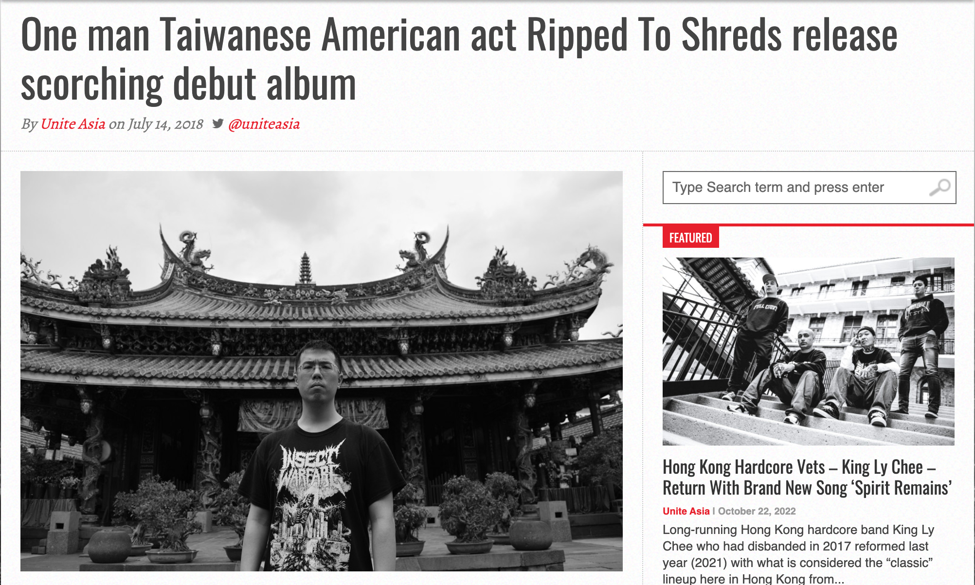 INTERVIEW: "I Used To Be Into Hip Hop and Then I Heard In Flames ...