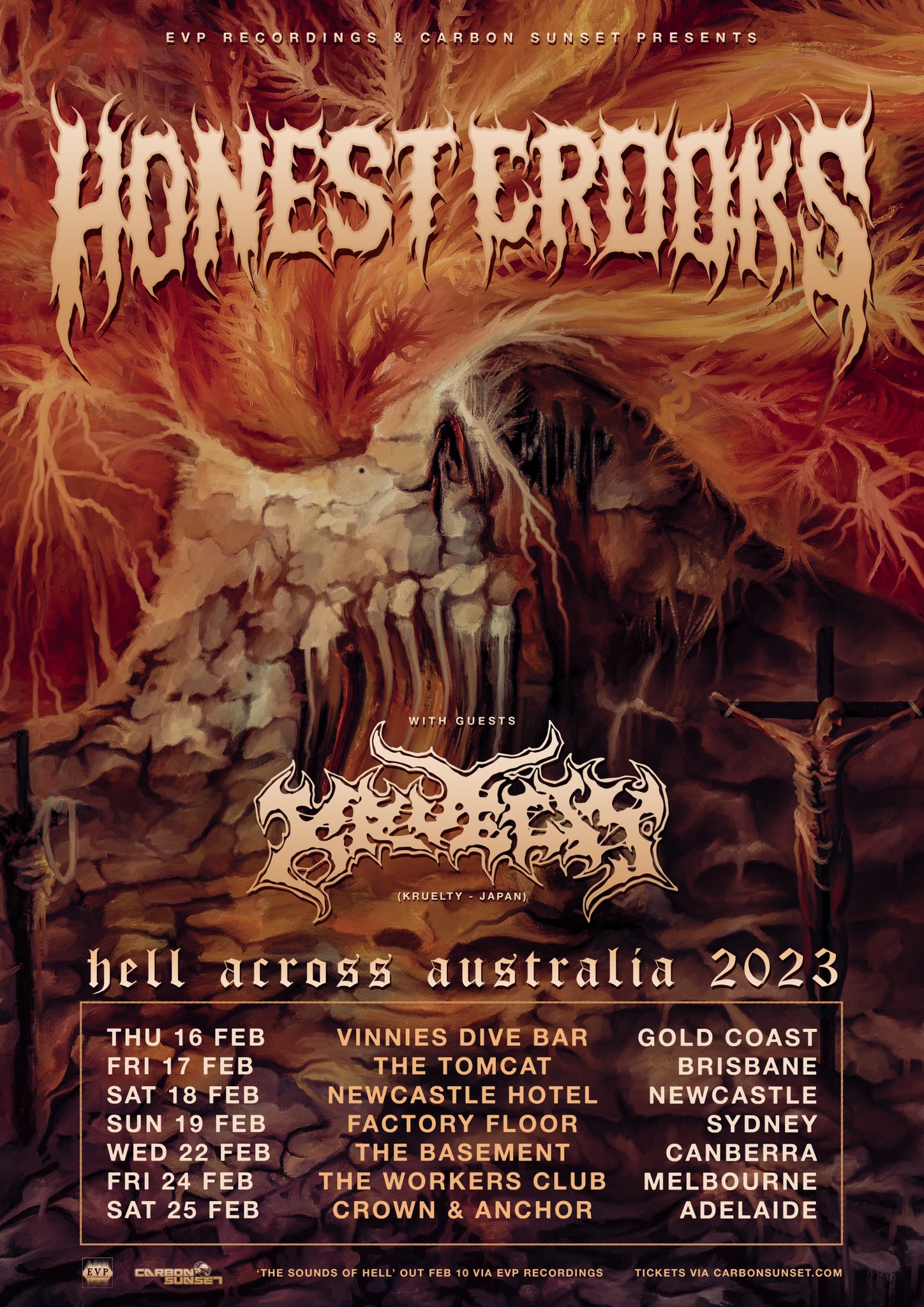 Japan's Heavy Hitters - Kruelty - Announce Australian Tour - Unite Asia