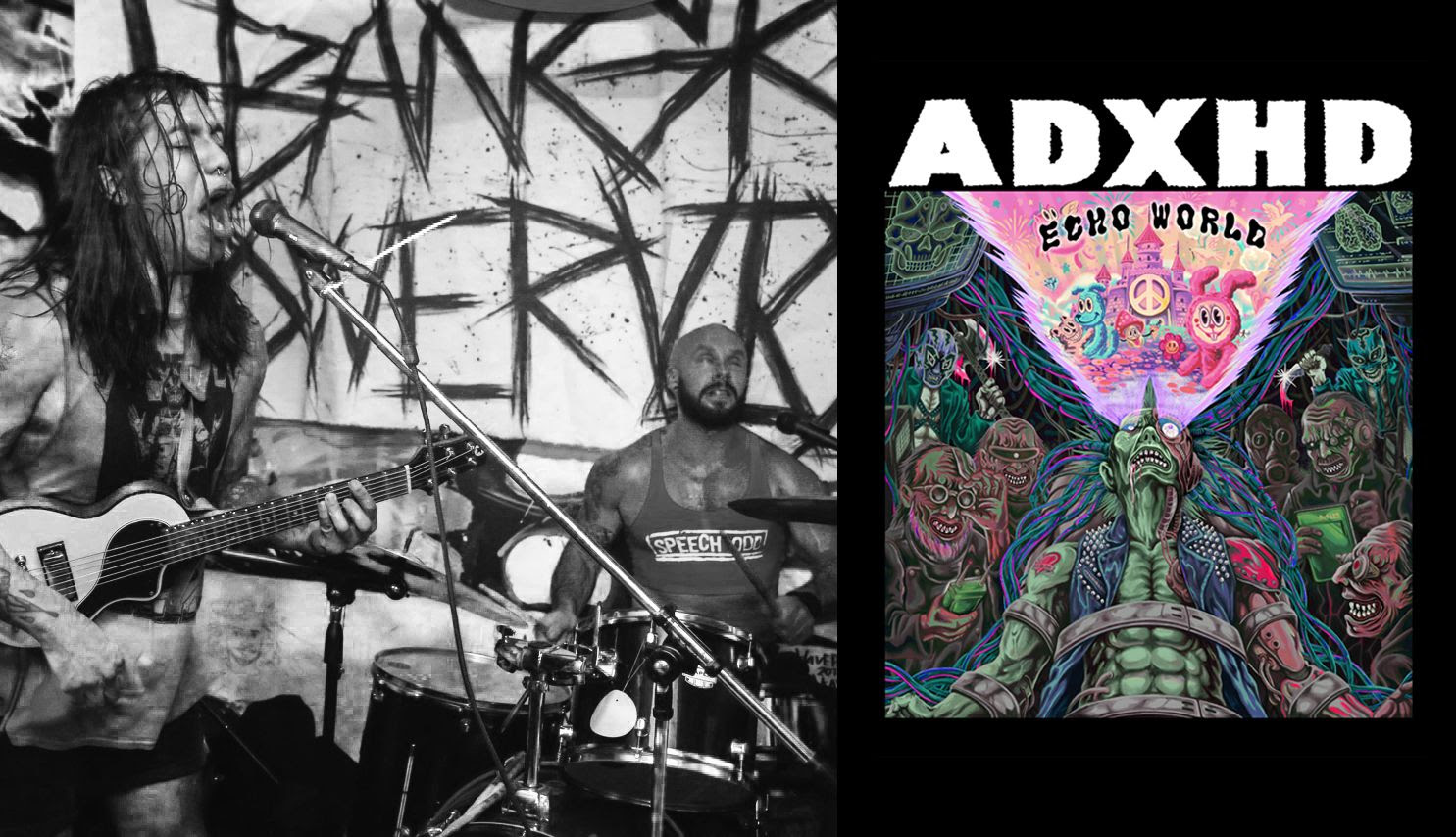 Powerviolence Duo ADXHD Release First Taste of Brand New EP 'Echo World ...
