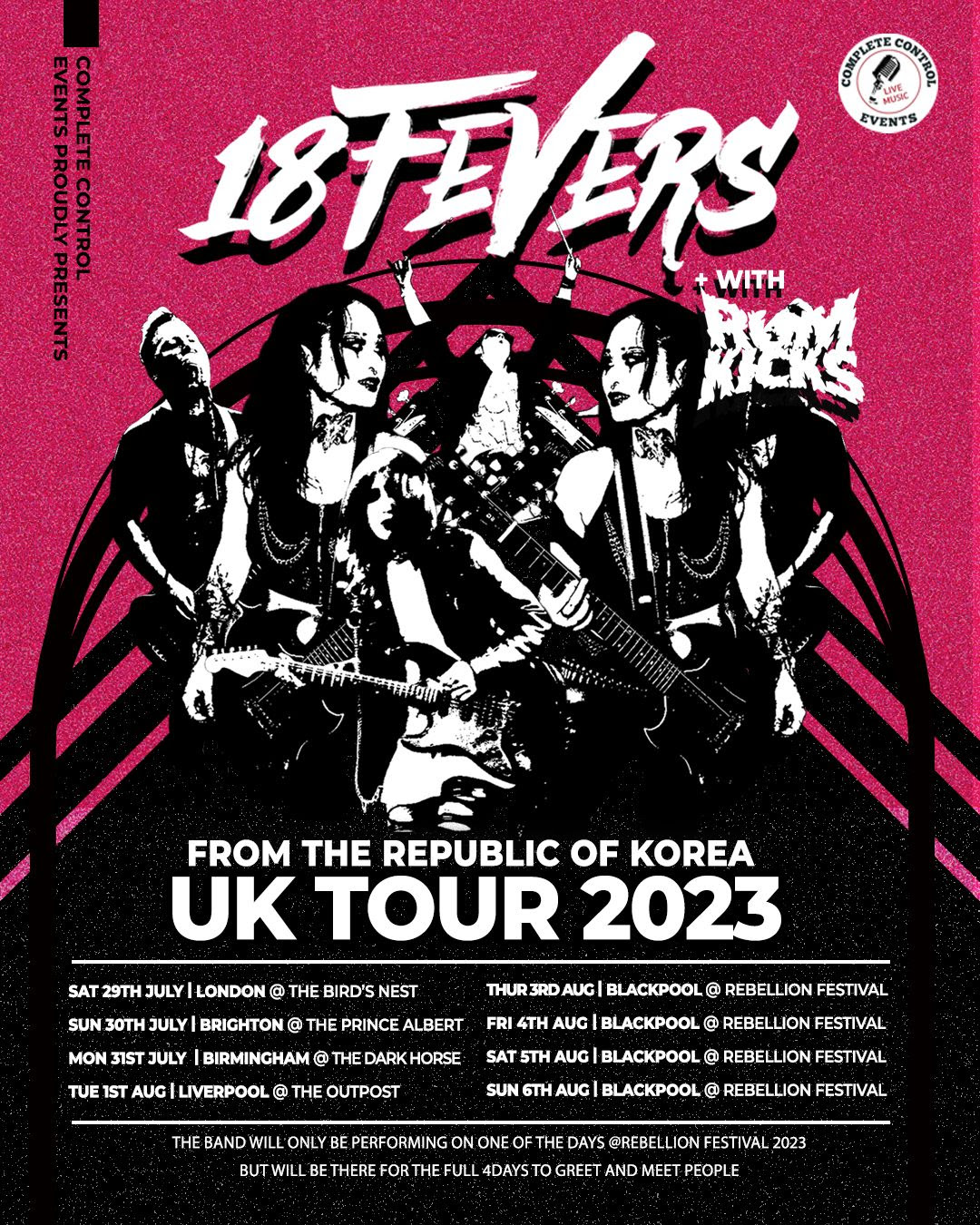 South Korean Punk Band 18 Fevers Announce UK Tour - Unite Asia