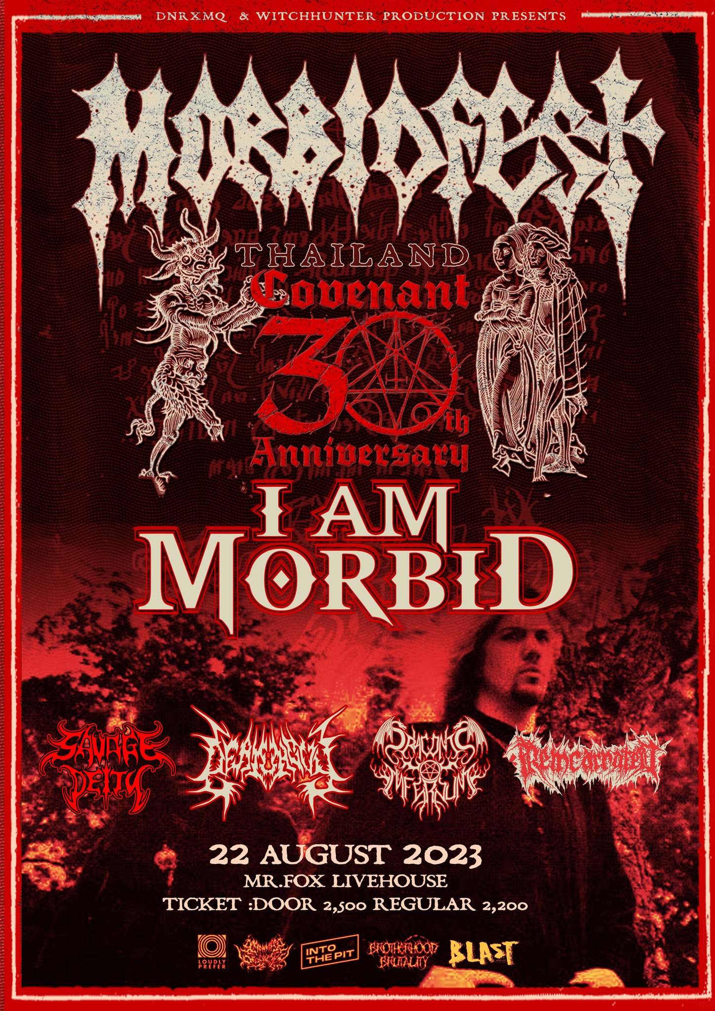 I Am Morbid (Members of MORBID ANGEL) Head To Thailand - Unite Asia